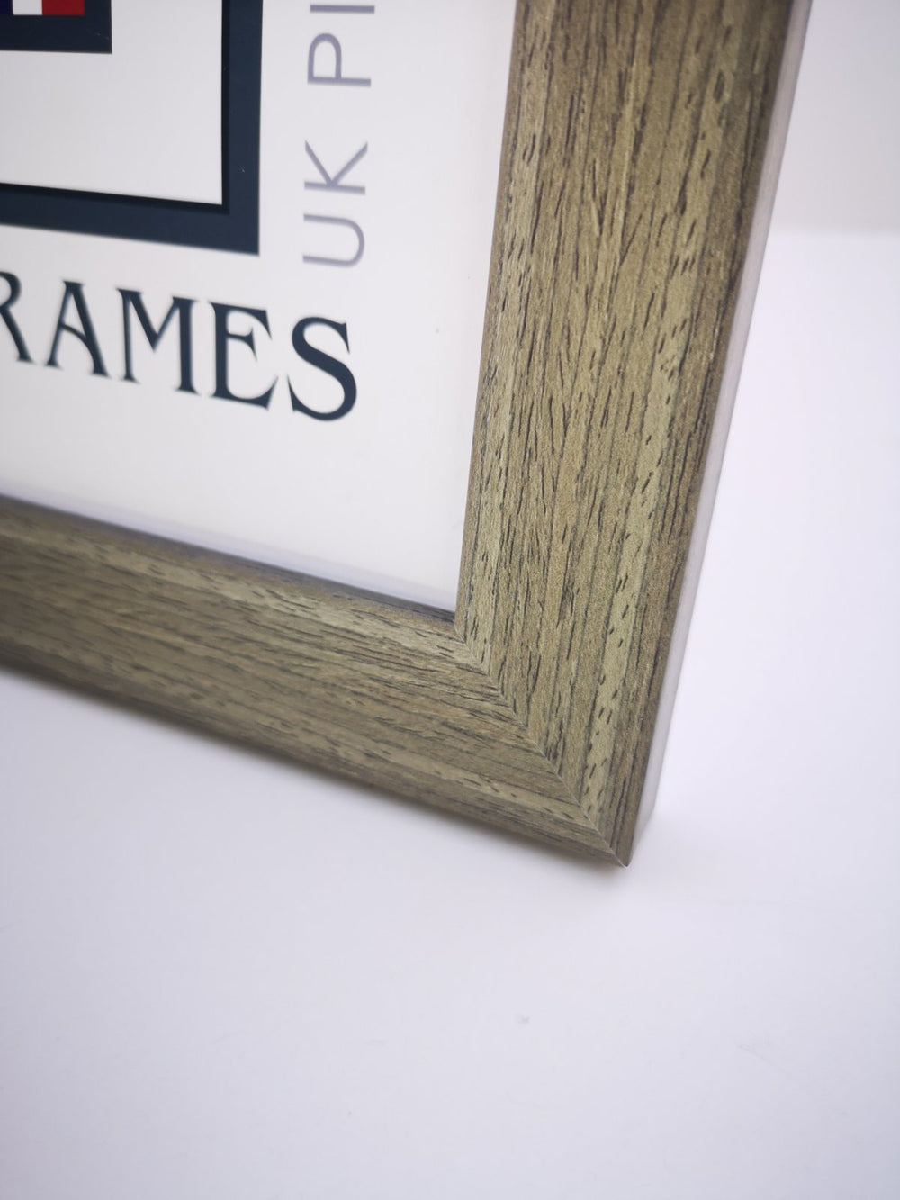 Flat Brushed Grey Square Frame